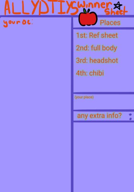 AllyDTIYS winner sheet!! - ibisPaint
