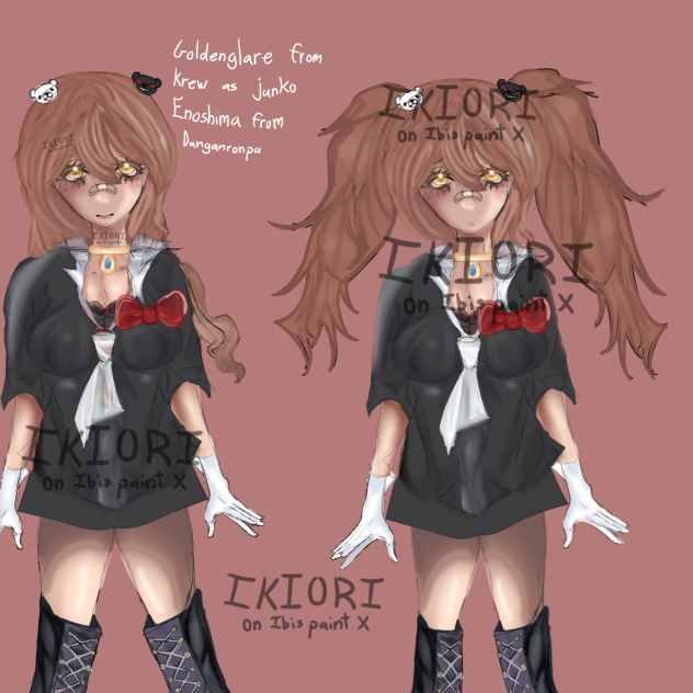 Goldenglare as Junko Enoshima - ibisPaint