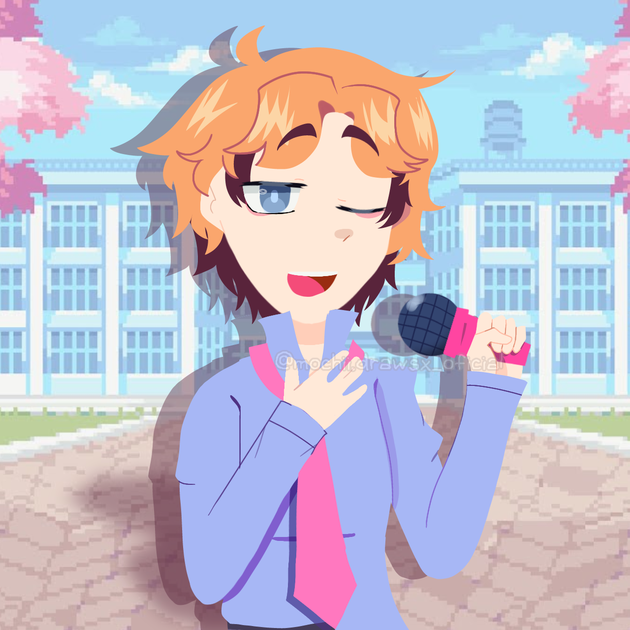 Senpai Fnf - ibisPaint