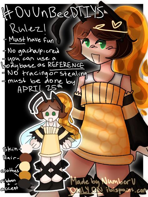 OVER UNDER BEE DTIYS - ibisPaint