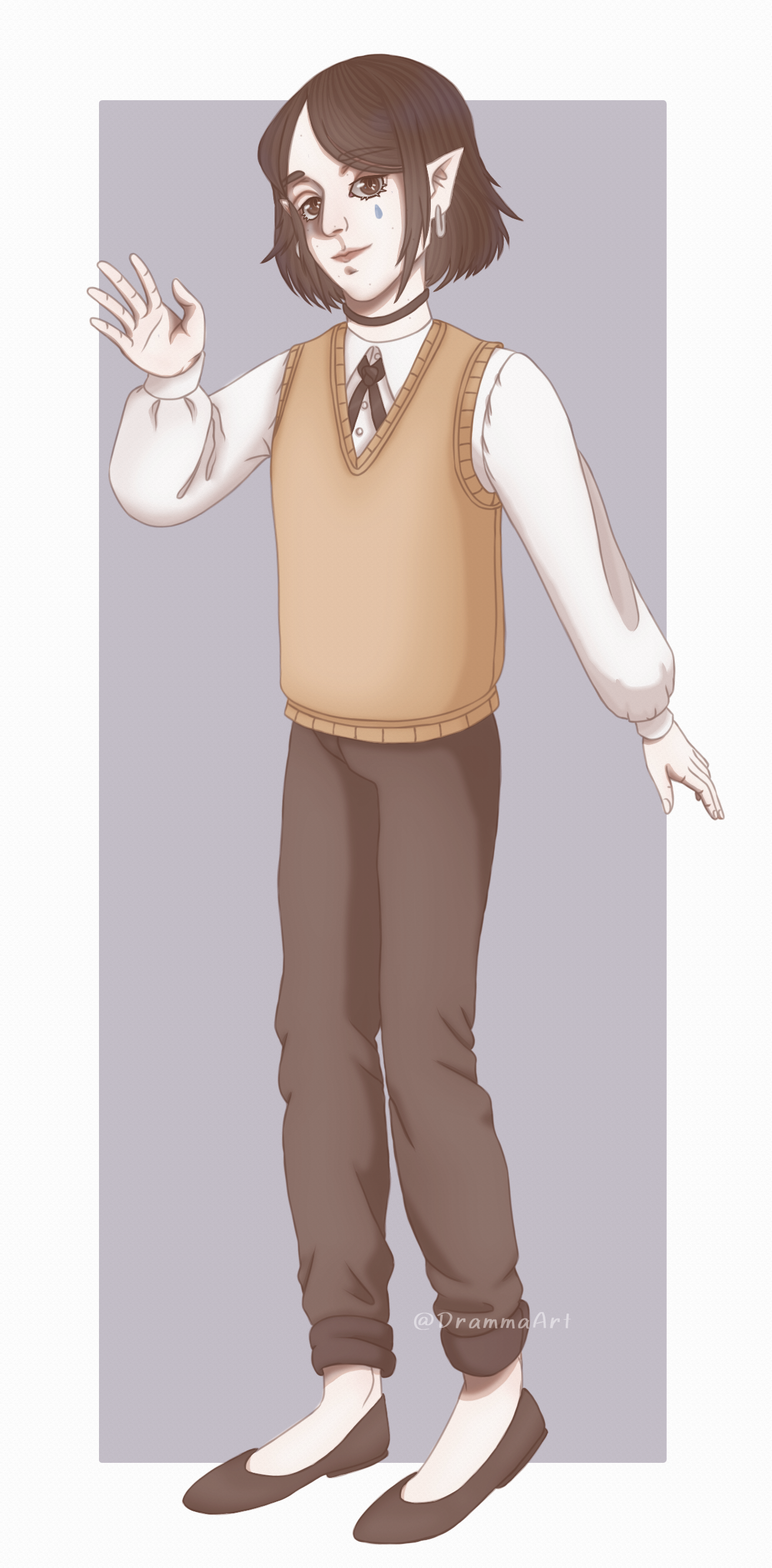 humanization of my nickname - ibisPaint