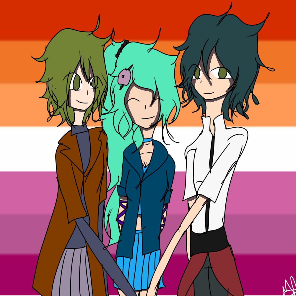 let's go lesbians! - ibisPaint
