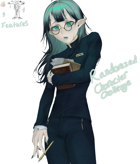 randomized character design challenge - ibisPaint