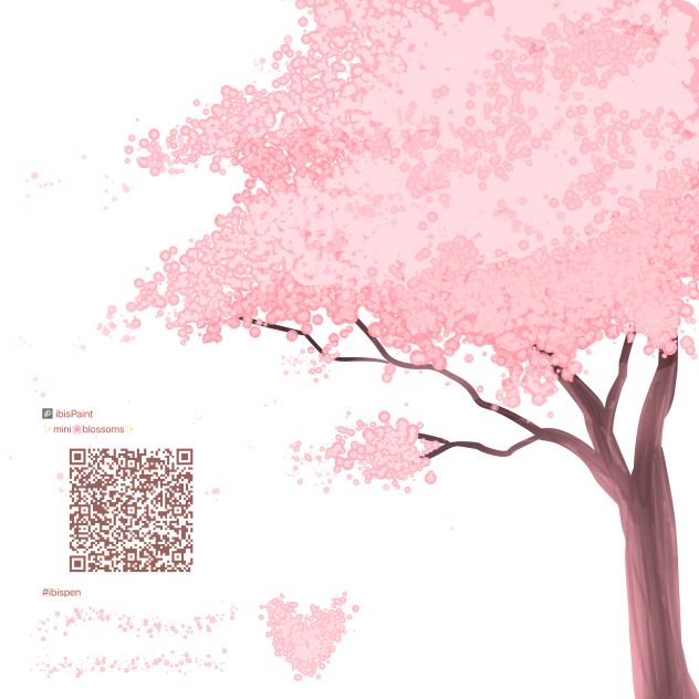 Cherry blossom tree brush - ibisPaint