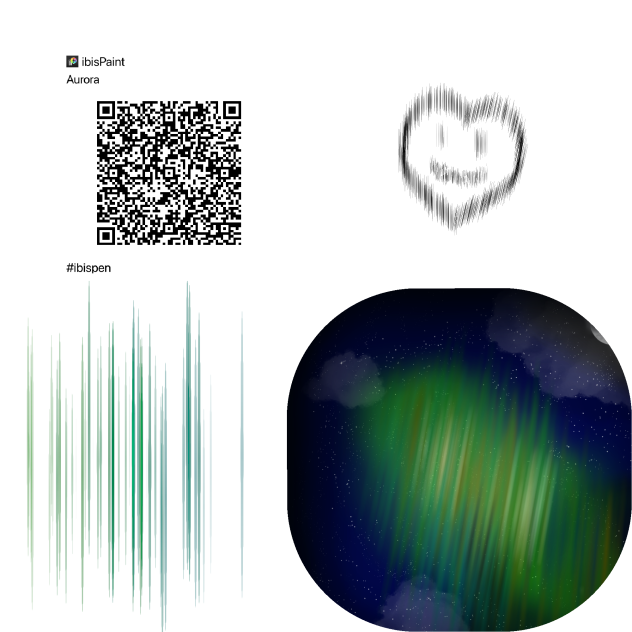 Aurora brush - ibisPaint