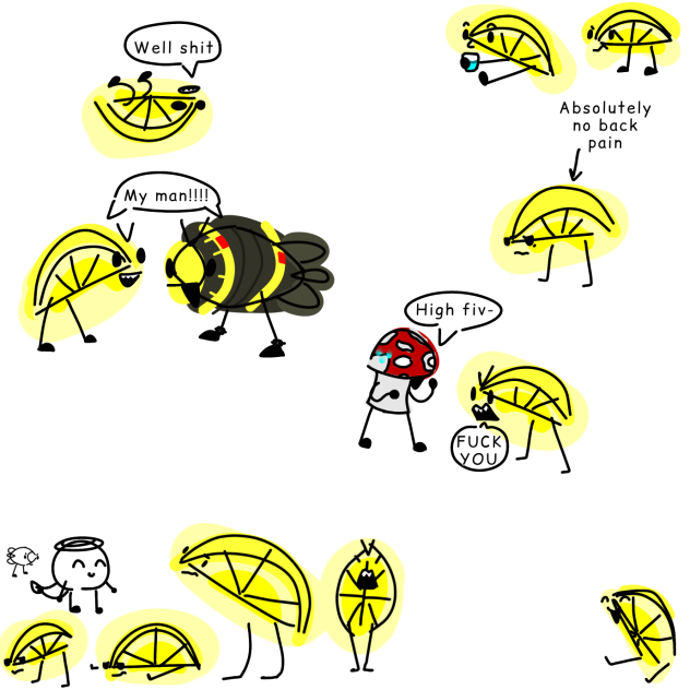 Lemon lol also nuclear bomb hehe - ibisPaint