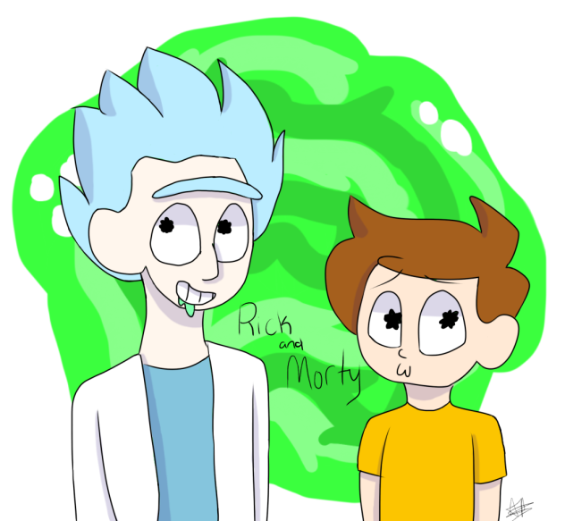 rick and morty - ibisPaint