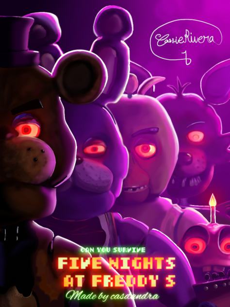 Fnaf Poster (finished ver.) - ibisPaint