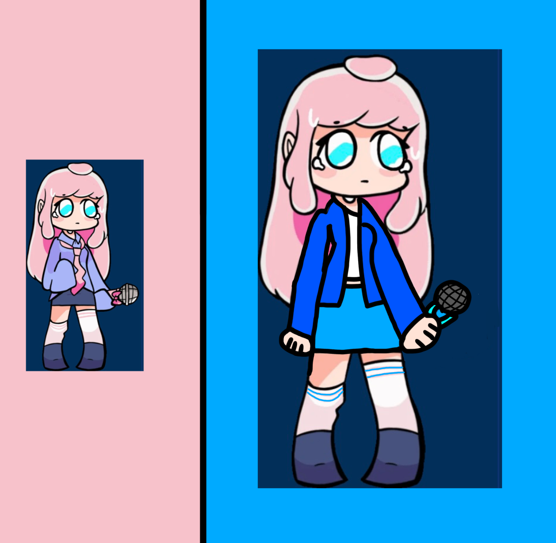 FNF Cloud is wearing my clothes - ibisPaint