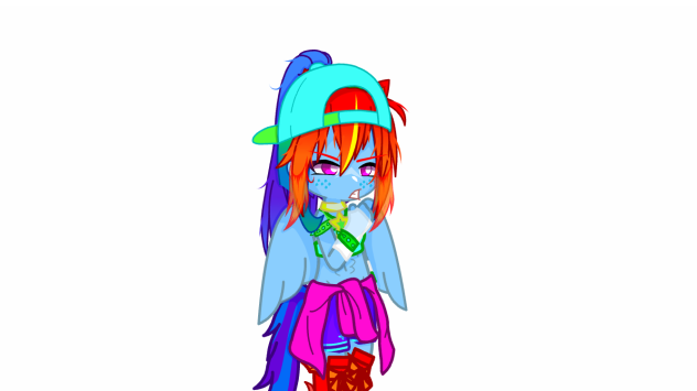 Rainbow Dash Speed Edit - ibisPaint