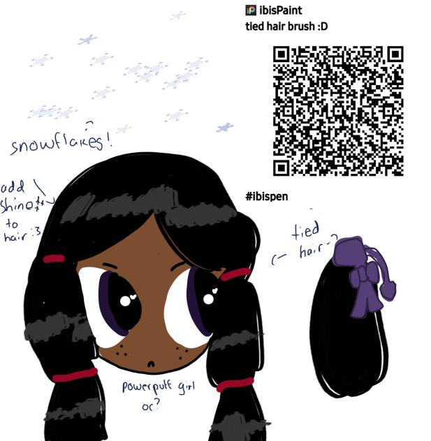 hair (prob tied ) brush!!! - ibisPaint