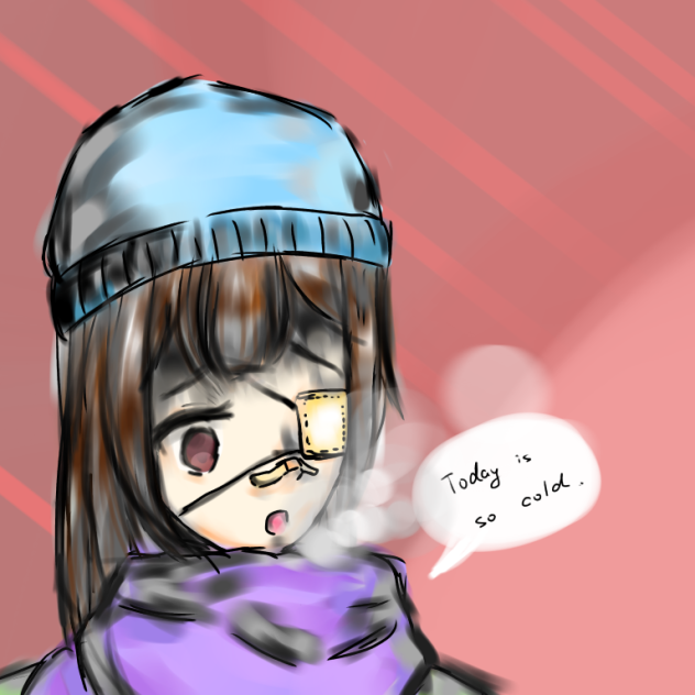 Today is so cold - ibisPaint