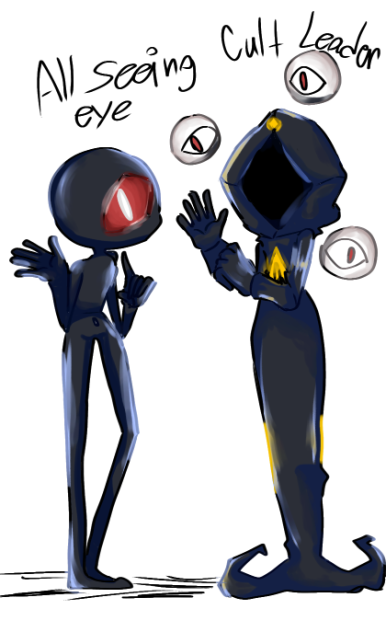 AllSeeing Eye & Cult Leader. - ibisPaint