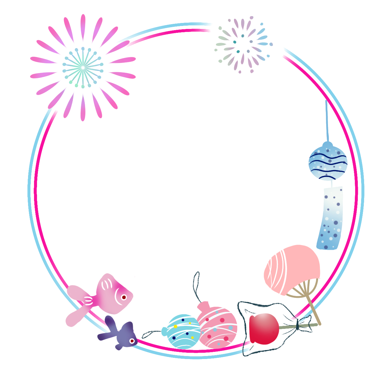 total summer border - ibisPaint