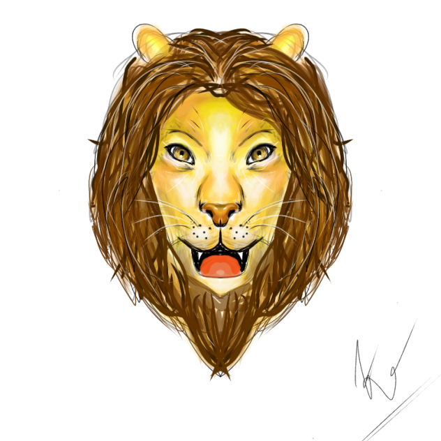 Lion art - ibisPaint