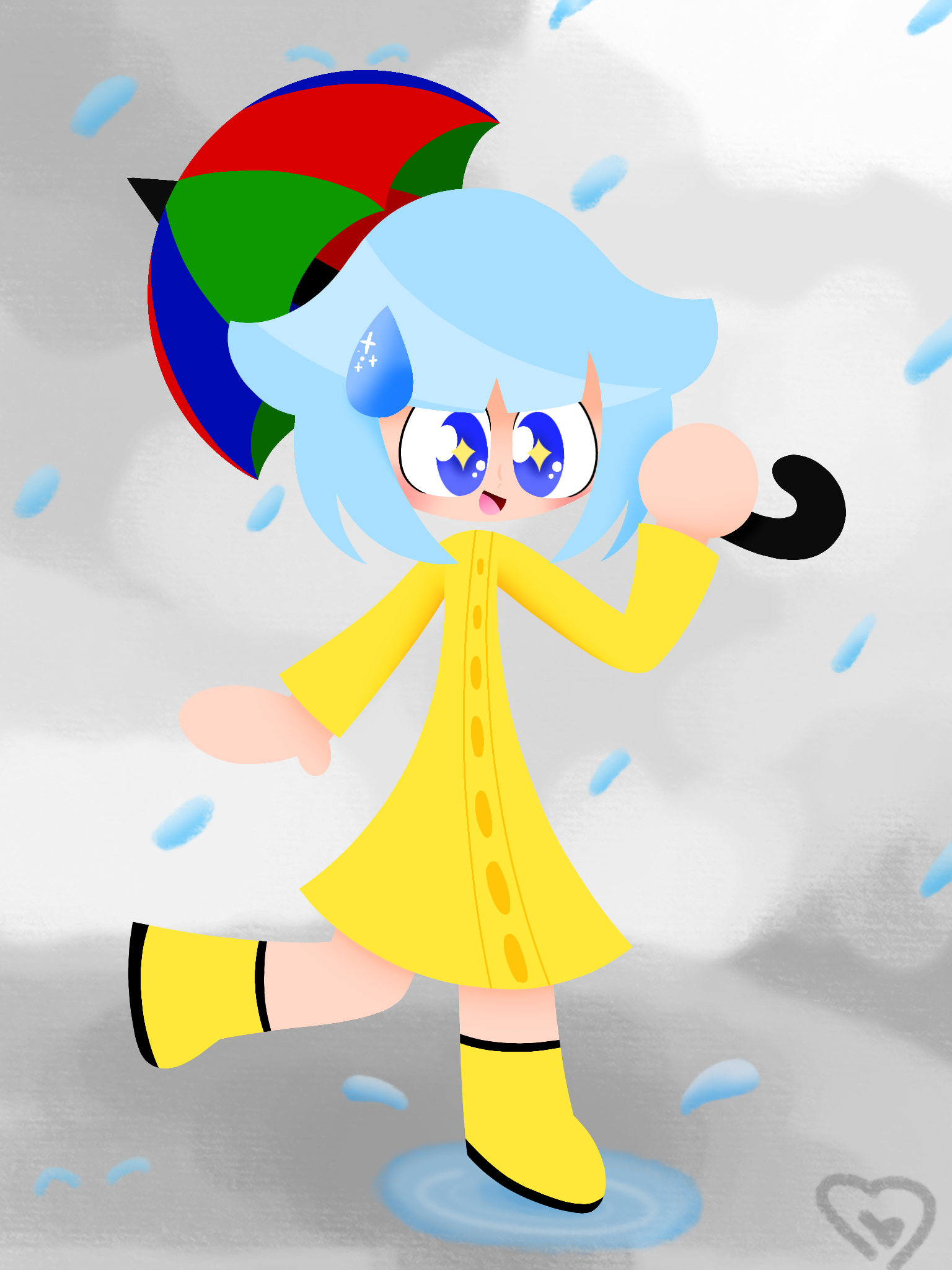 rainy rainy!! - ibisPaint