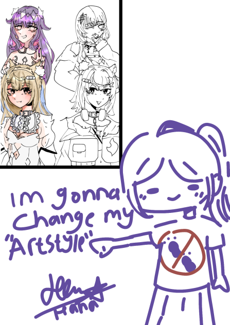 Changing Artstyle - ibisPaint