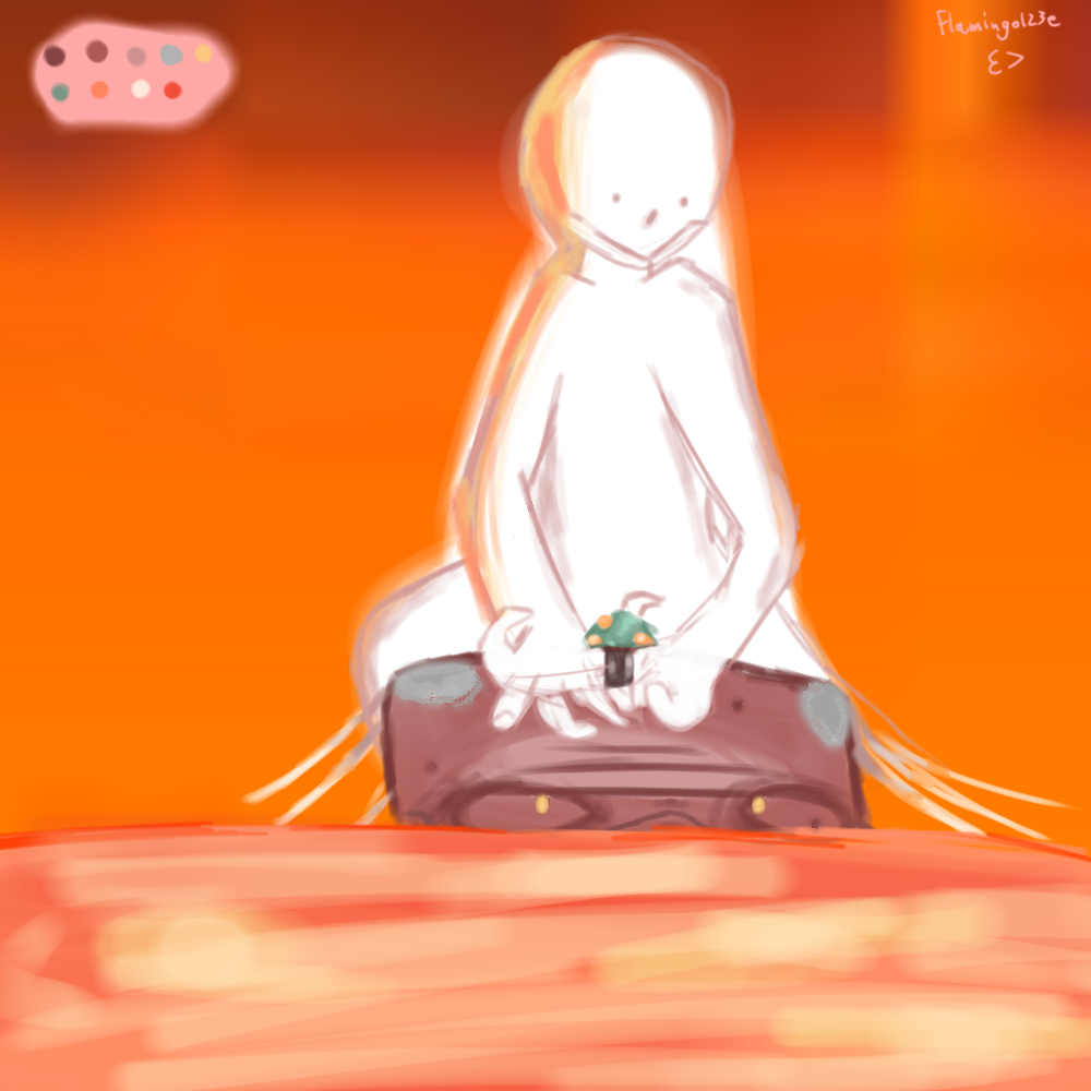 Minecraft Strider - ibisPaint