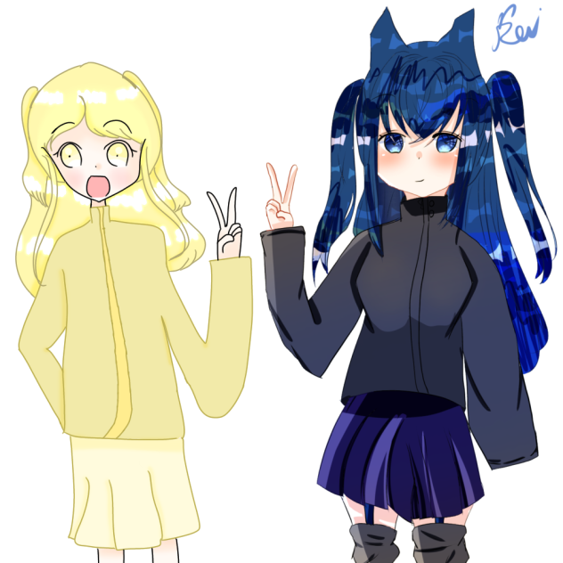 raiちゃんと合作2！ - ibisPaint