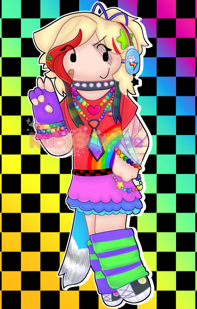 Muffin the Scene Kid ️🌈 (OC) - ibisPaint