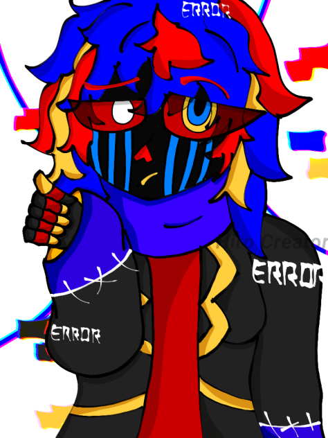 Error Sans as a girl - ibisPaint