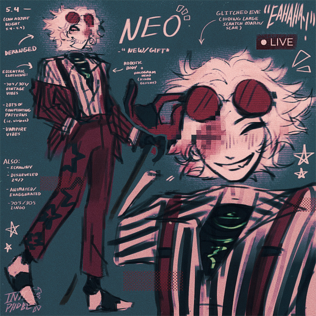 Neo (beta) character sheet - ibisPaint
