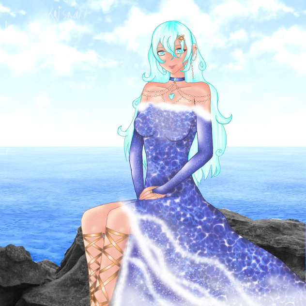 Water Goddess - ibisPaint