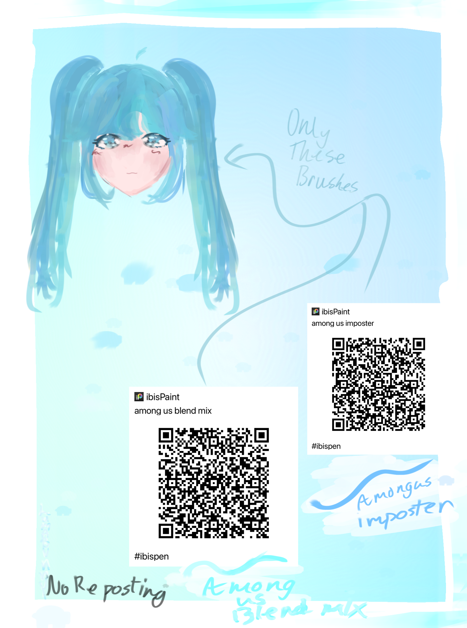 No line art brush set - ibisPaint