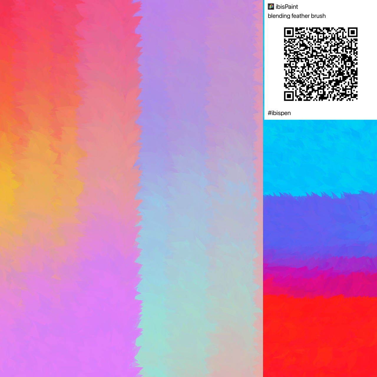 Blending feather brush - ibisPaint