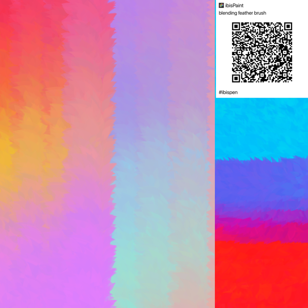 Blending feather brush - ibisPaint