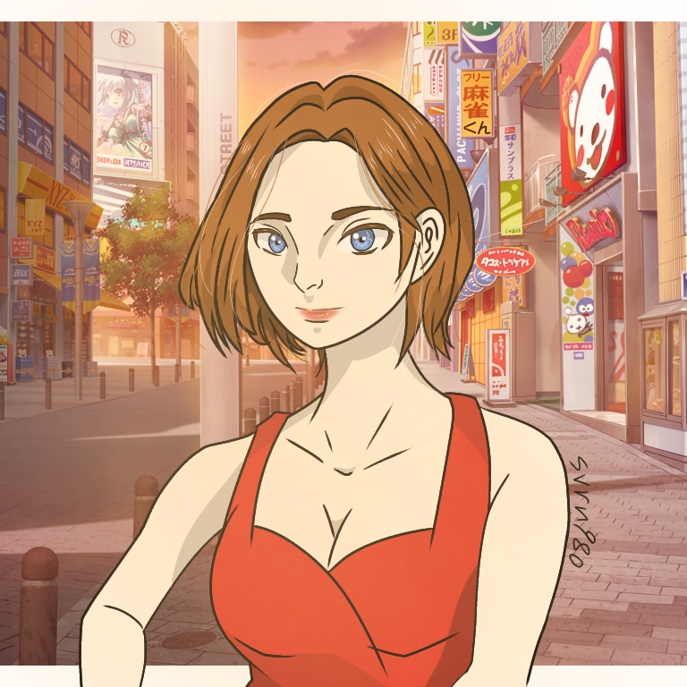 Evening walk - ibisPaint