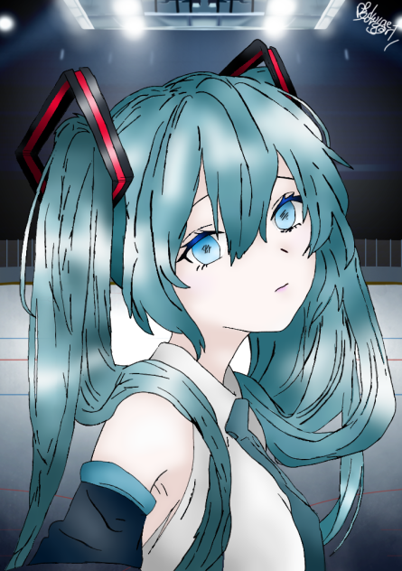 Hatsune Miku - ibisPaint