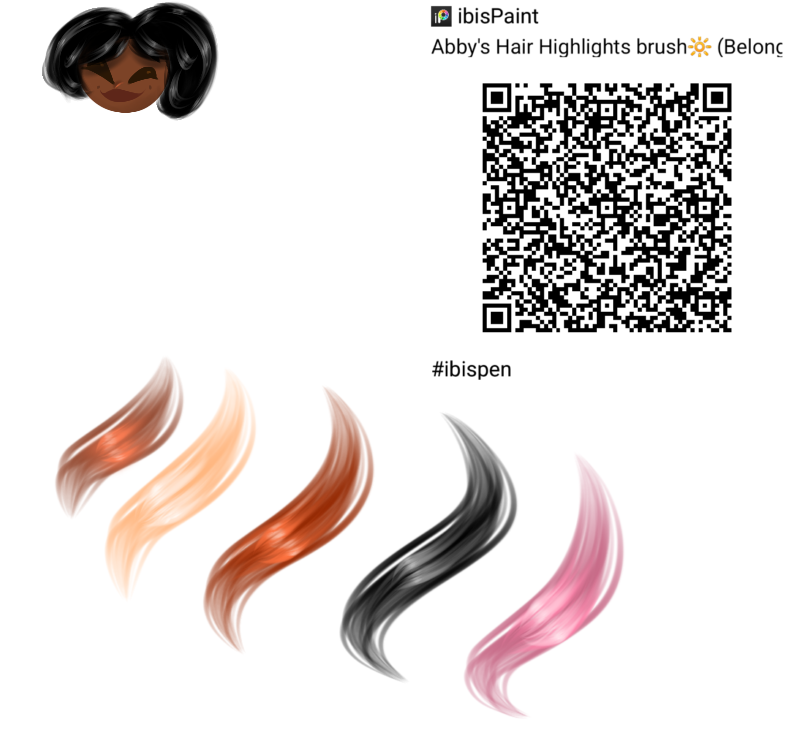 Abby's Hair Highlights Brush🔆 - ibisPaint