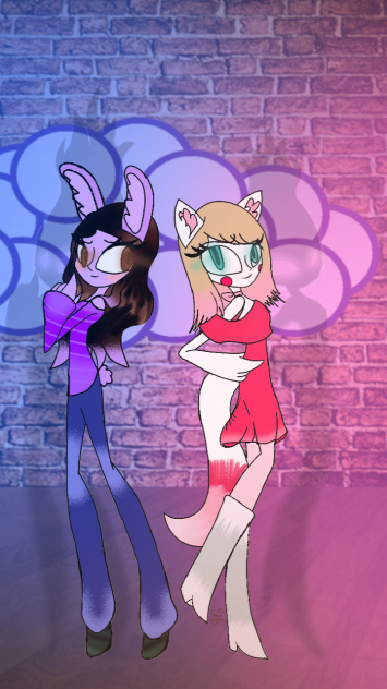 Viviana & Kaylee the animatronics - ibisPaint