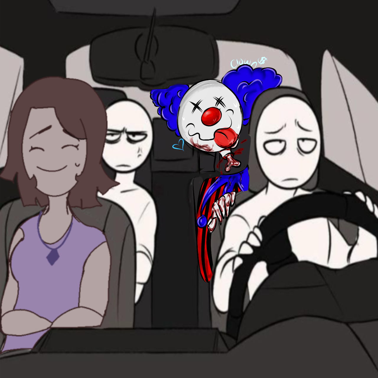 Car ride collab - ibisPaint