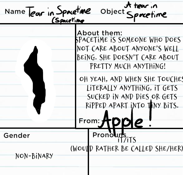 Tear in Spacetime for Objectified Univs - ibisPaint