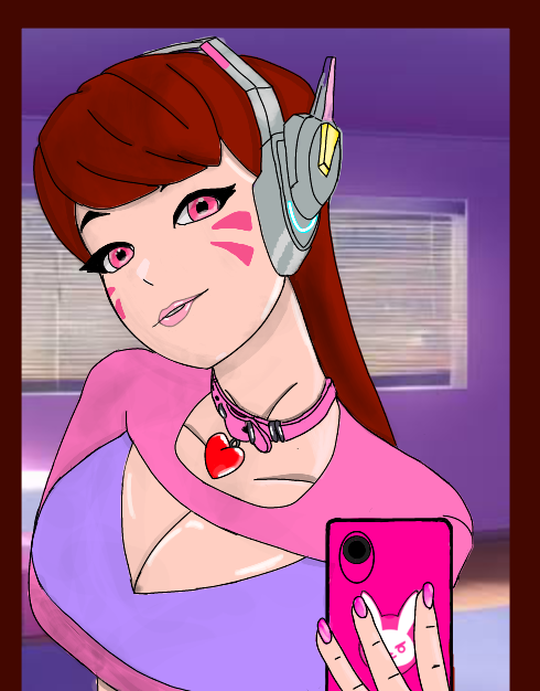 鏡自撮りDvaちゃん - ibisPaint