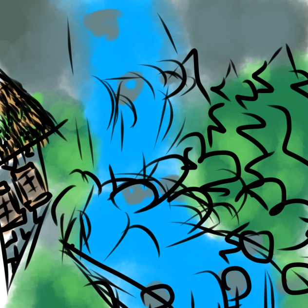 Nature quick sketch - ibisPaint