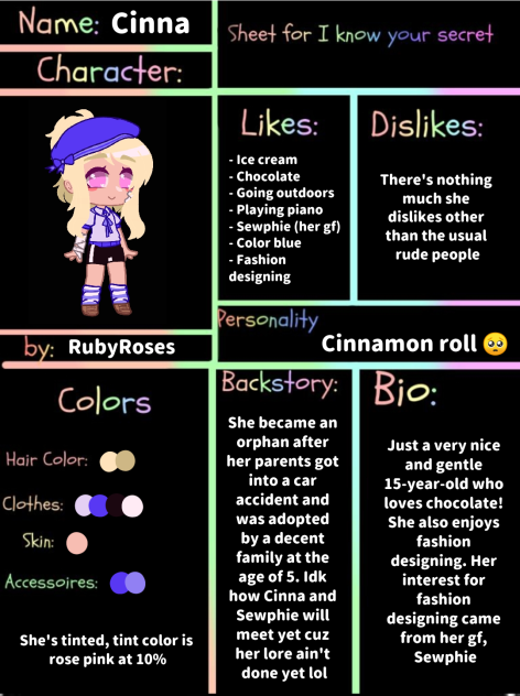 For 'I Know Your Secret' - ibisPaint