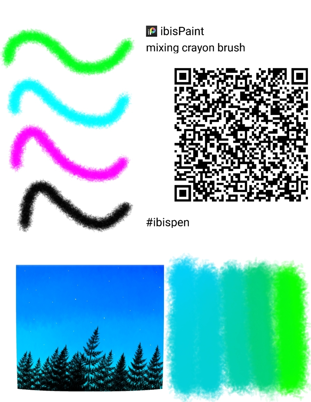 mixing crayon brush - ibisPaint