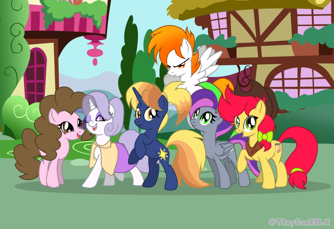 MY LITTLE PONY SPEEDEDIT. NEW MAIN SIX - ibisPaint