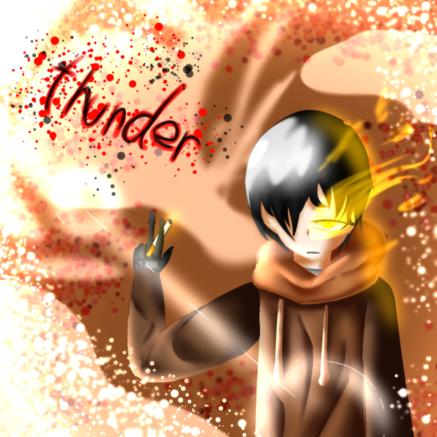smoke thunder - ibisPaint