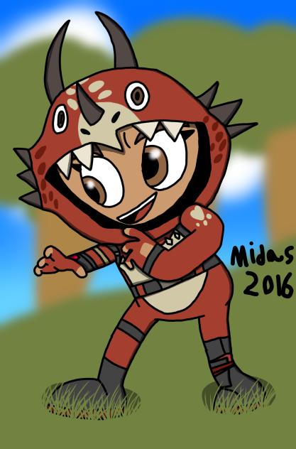 Tricera Ops Speedpaint - ibisPaint