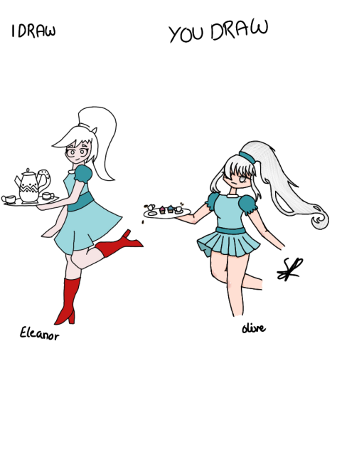 i draw you draw with an irl friend - ibisPaint