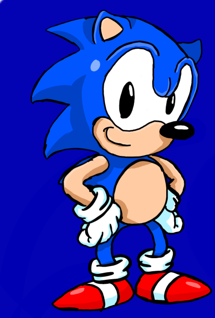 Classic Sonic - ibisPaint