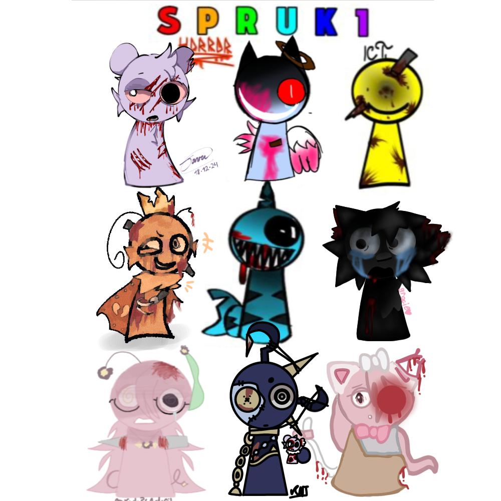 EVIL EVIL EVIL EVIL…SPRUNKI!! - ibisPaint