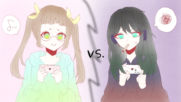 The Softie and E-girl rivalry - ibisPaint