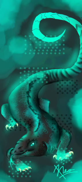 lizard dragon - ibisPaint