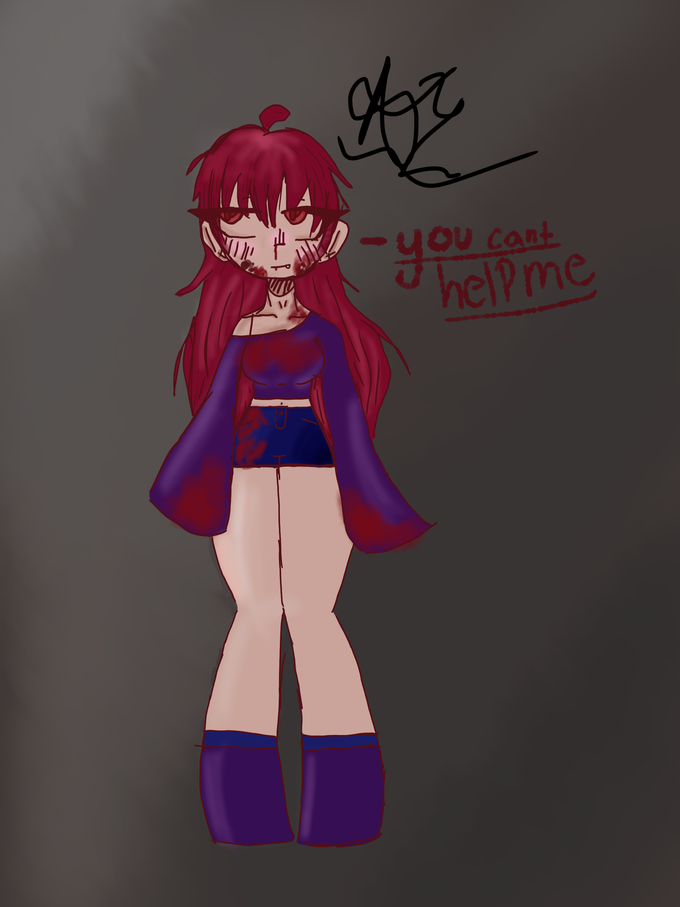 🩸OH THE BLEEDING DROPS OF RED🩸 - ibisPaint