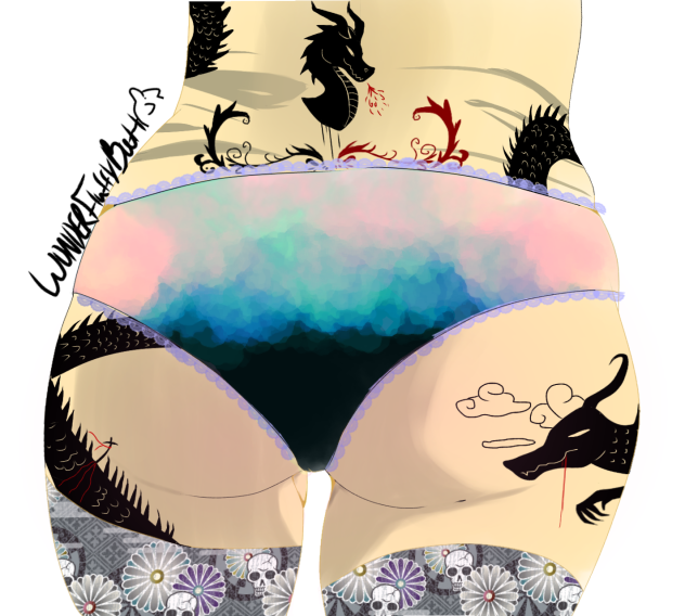 My Fursona's butt - ibisPaint